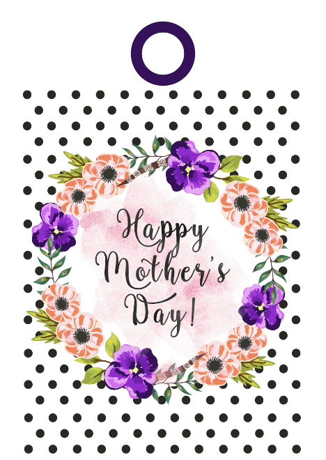 Etiquetas De Regalo Imprimibles Para El Día De La Madre